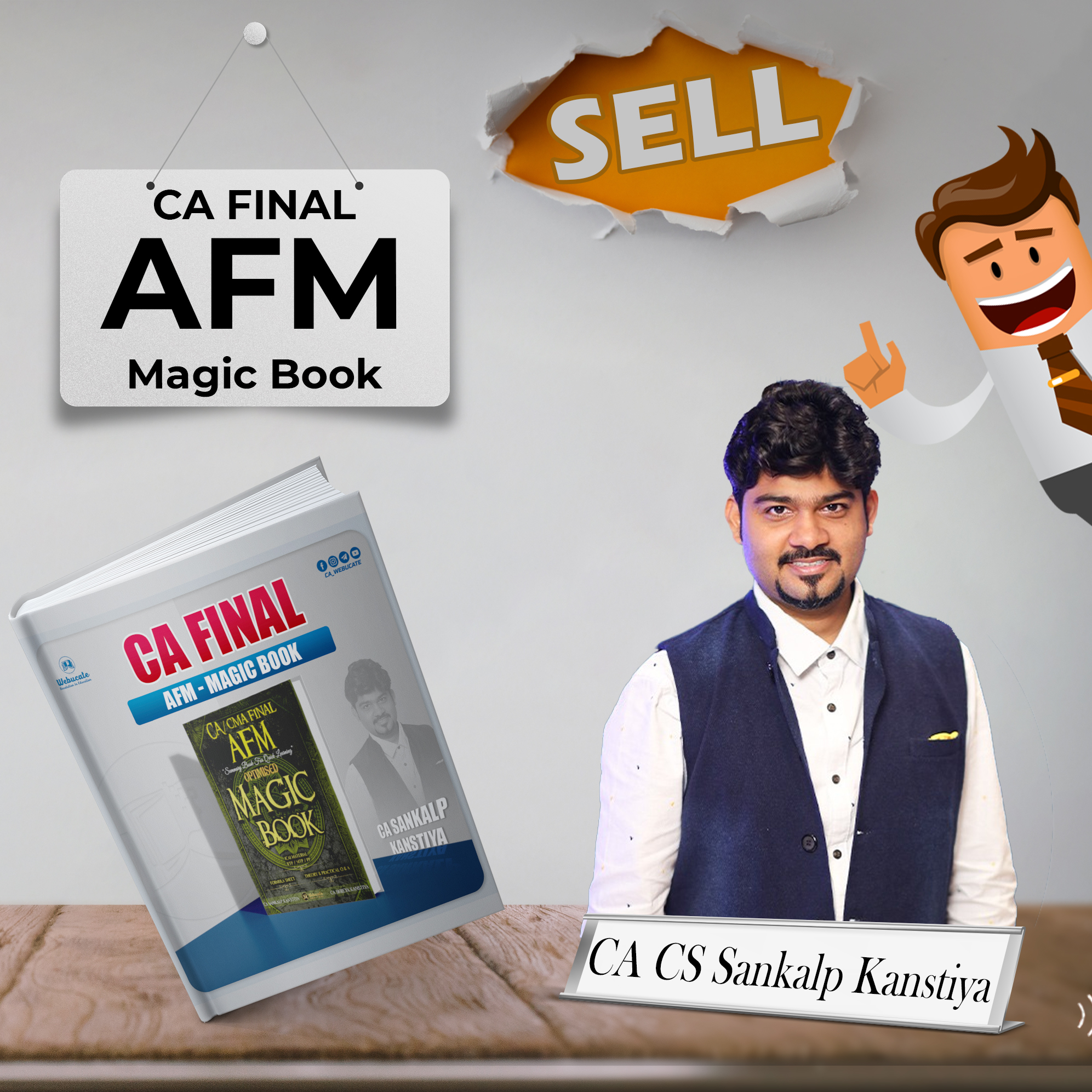 CA Sankalp Kanstiya CA Final AFM Book